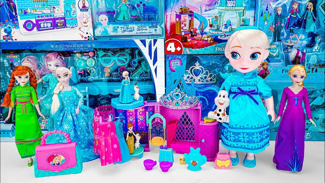 Satisfying with Unboxing Disney FROZEN Elsa Toys Collection, Kitchen ...
