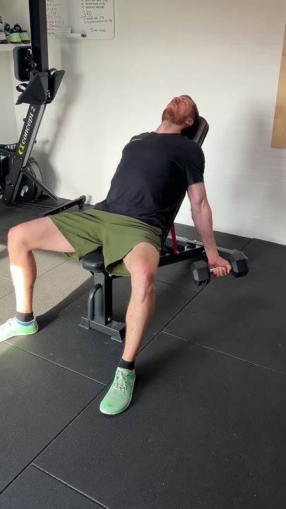 Incline Biceps Curl Supinated Grip With Dumbbells Biceps Exercise