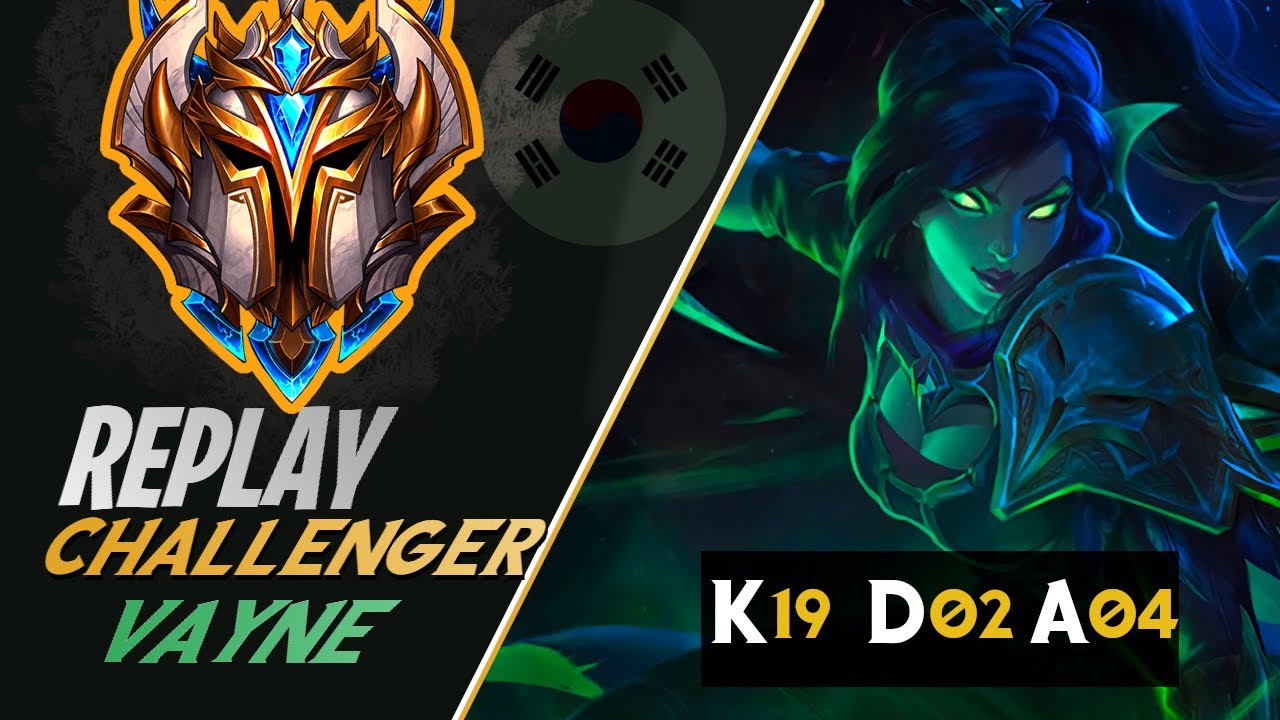 Vayne Mid Season 11 LoL Challenger Gameplay #22 League of Legends - YouTube