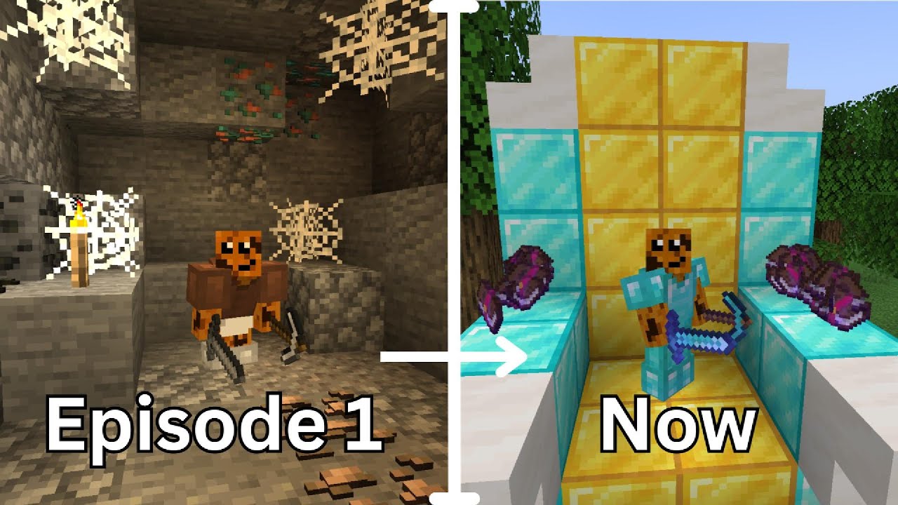 I became invincible in Minecraft hardcore part 1 - YouTube