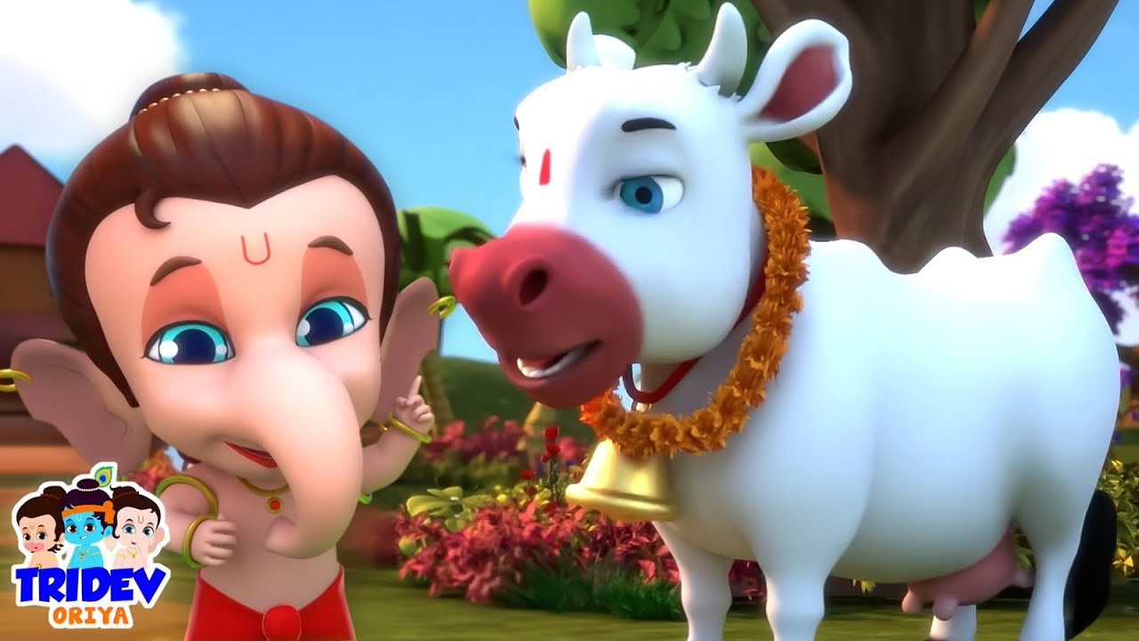 Meri Gaiya Odia Cartoon, ମେରୀ ଗାୟା |, Nursery Rhymes For Kids In Oriya ...