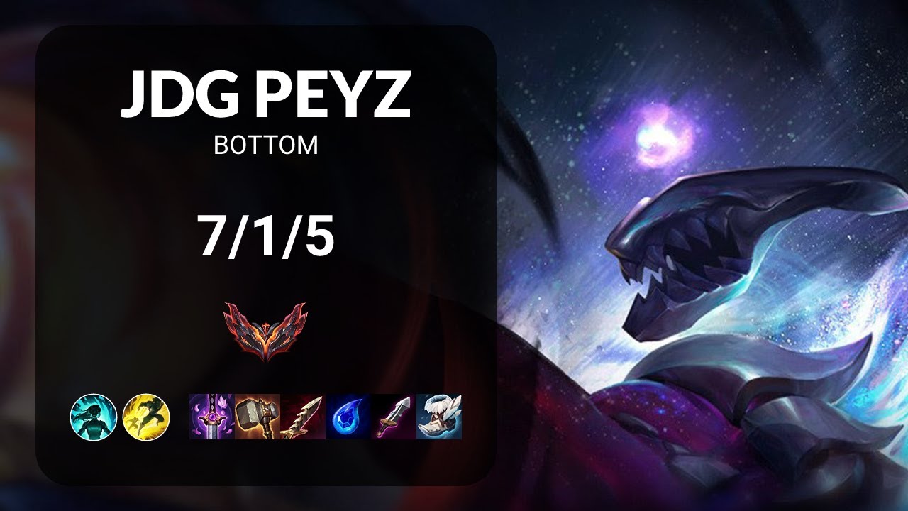 JDG Peyz Varus vs Ashe BOTTOM - KR GRANDMASTER Patch 14.24 - YouTube