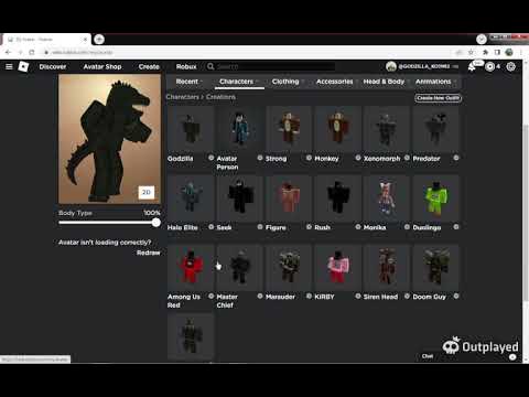 How to make a roblox Godzilla avatar - YouTube