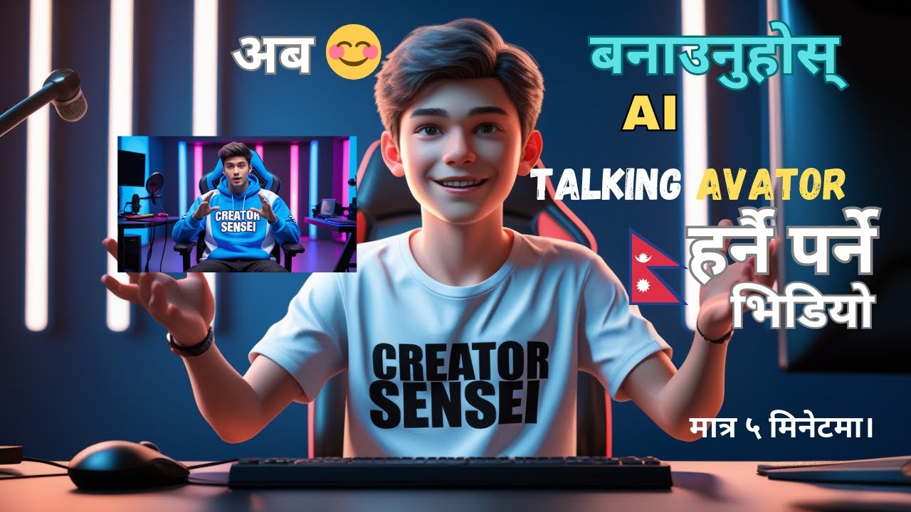 How to Create a Talking Avatar Using AI in Nepali | Step-by-Step ...