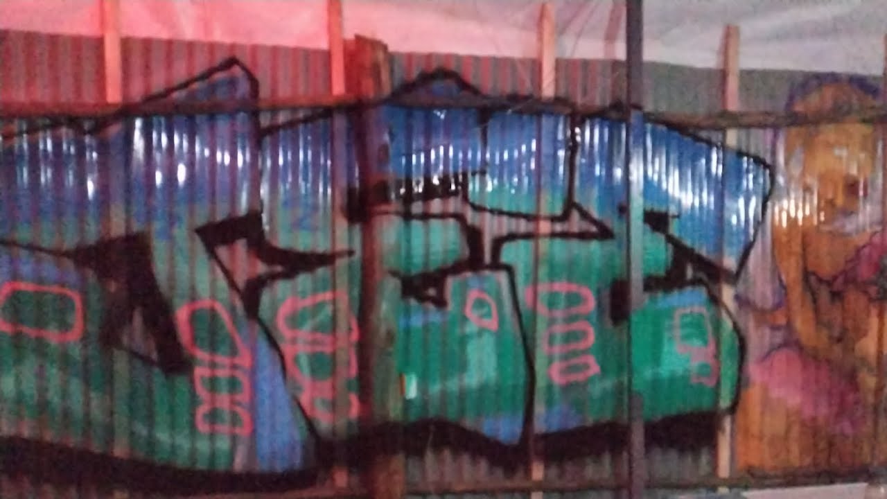 Graffiti design of JEE Spot Cocktail Bar - YouTube