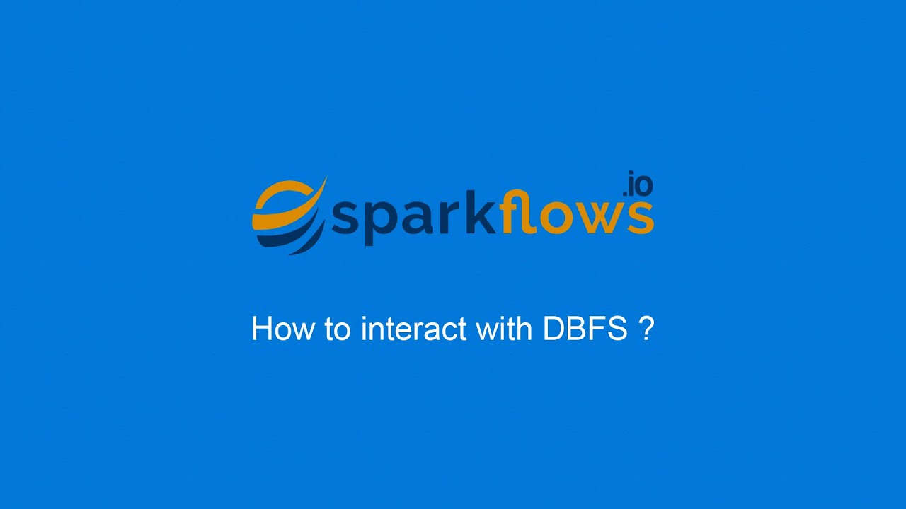 How To Interact With Databricks File System Input Output Youtube 8680