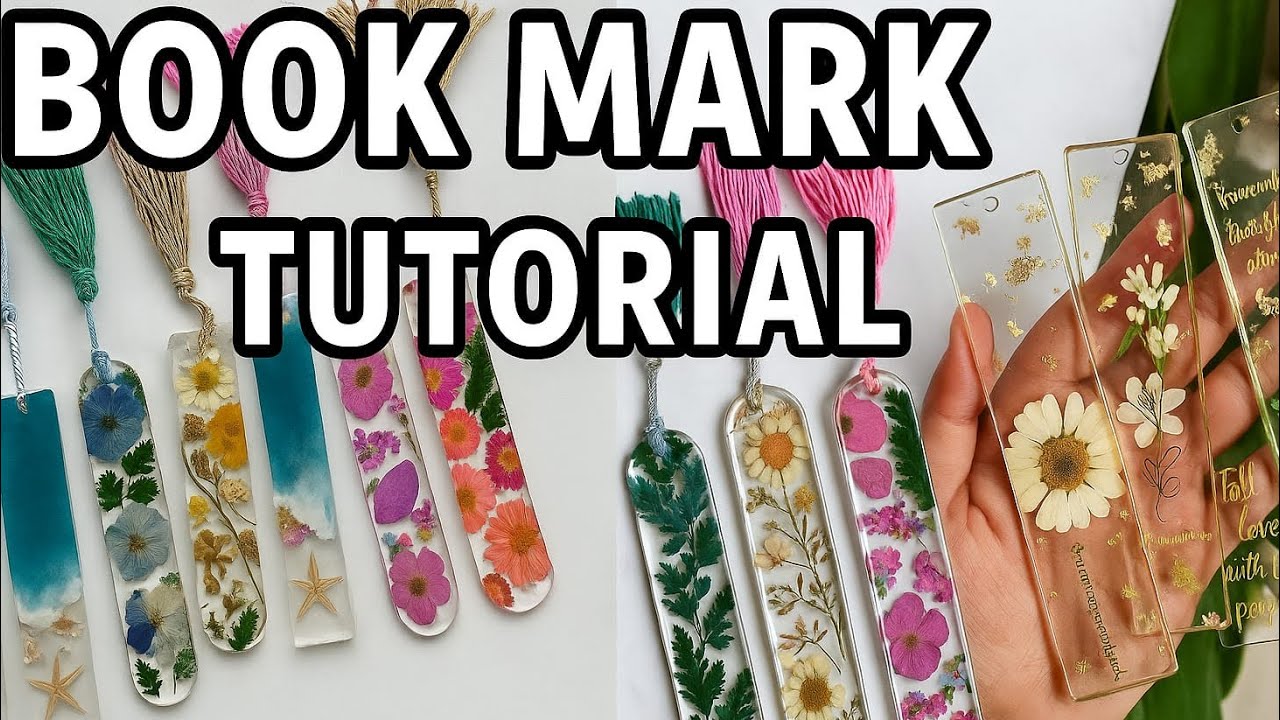 How to make Book Mark | Resin Book Mark Tutorial - YouTube