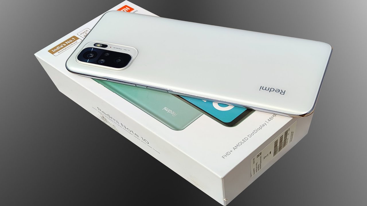 Redmi Note 10 Unboxing - 5000 mAh Battery ,48Camera, 6GB Ram, 128GB ...
