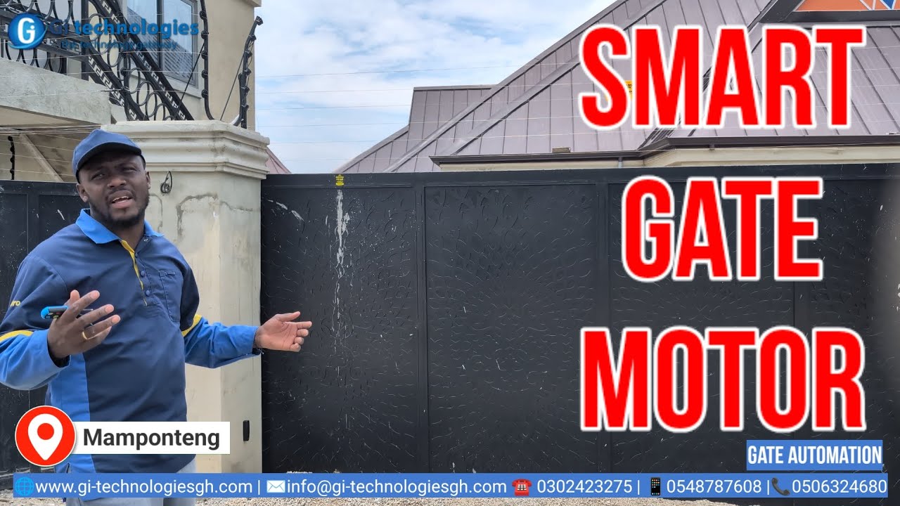 Gate Motor Installation -#Mamponteng #gate #gatemotor #gateinghana # ...
