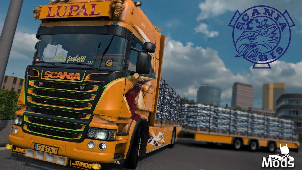 ETS2 v1.34 I Mod ️ Scania Lupal & Trailer Owned [Deutsch] - YouTube