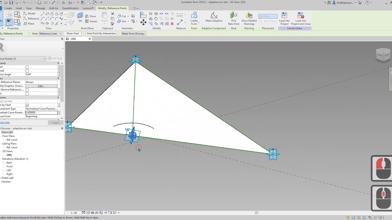 Revit Tutorial (Day 79) - Point and work plane - YouTube