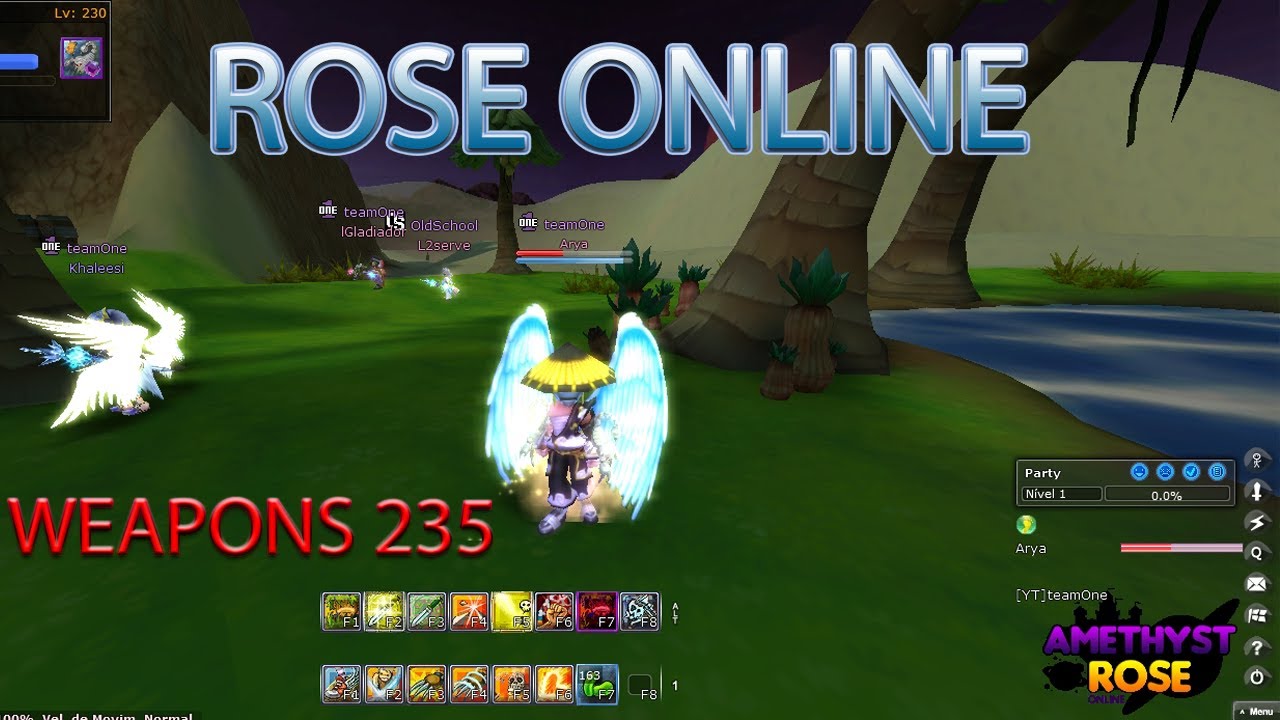 ROSE ONLINE - WEAPONS 235 - YouTube
