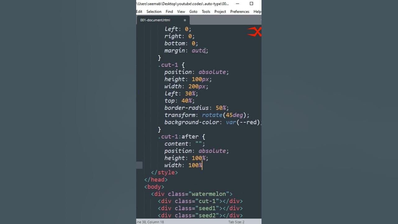 Watermelon 🍉 Css Html Html Css Css Html Coding Youtube