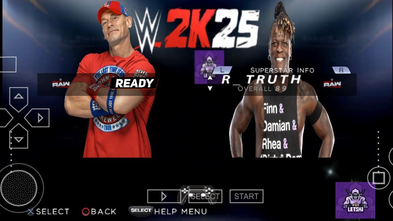 WWE 2K25 PSP l John Cena (c) vs R-truth SNME 2025 GAMEPLAY - YouTube
