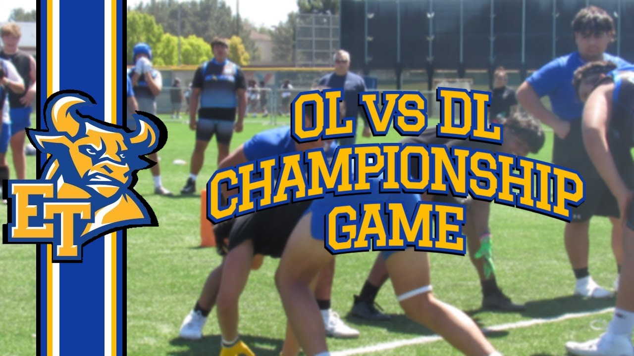 El Toro High School Football - OL vs DL CHAMPIONSHIP GAME HIGHLIGHTS ...