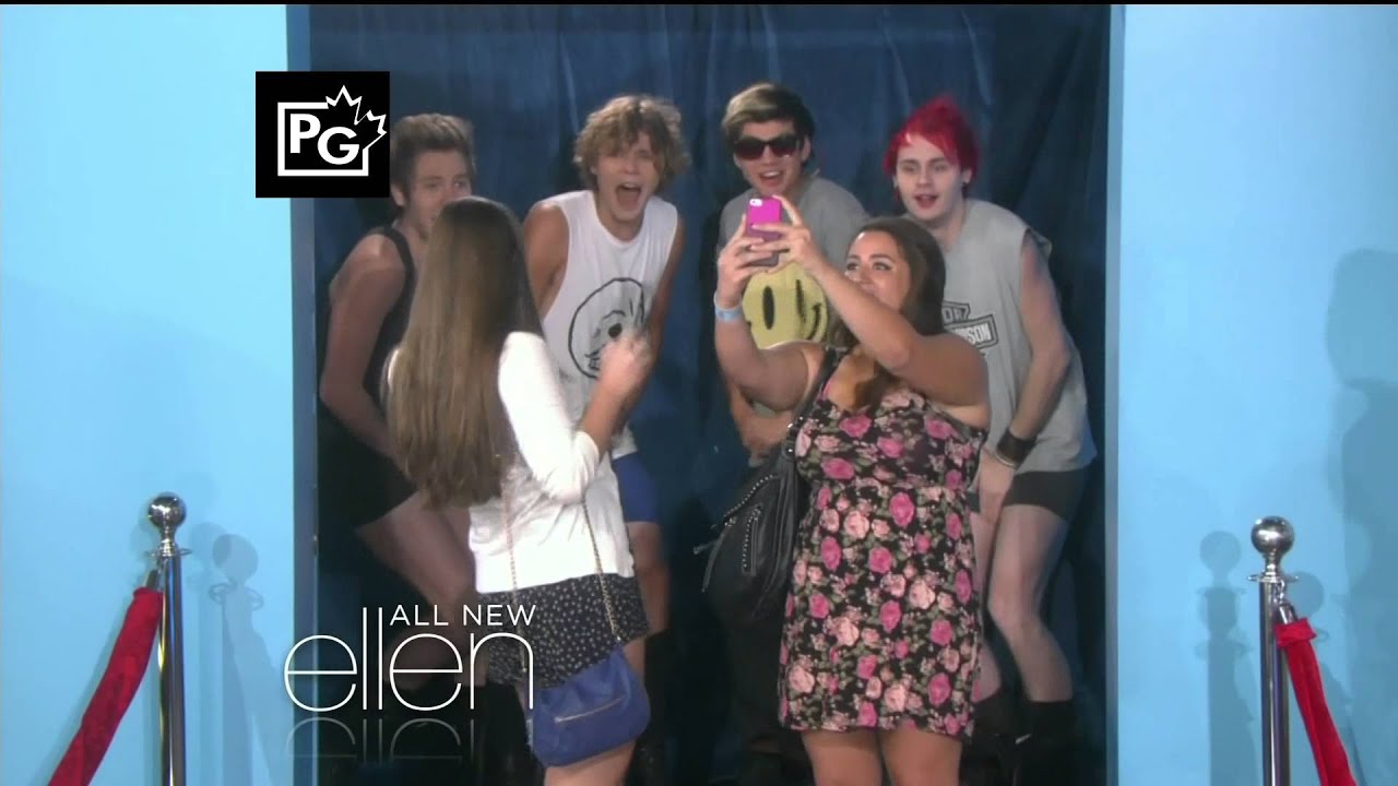 5 seconds of summer - Ellen tv show (intro # 1) - YouTube