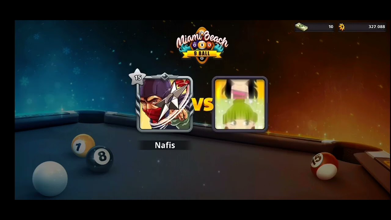 Miami Beach 9 ball gameplay . Sharp Gamer . - YouTube