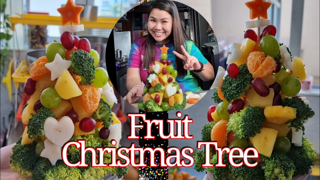 FRUIT CHRISTMAS TREE// How to make Edible Christmas Tree?# ...