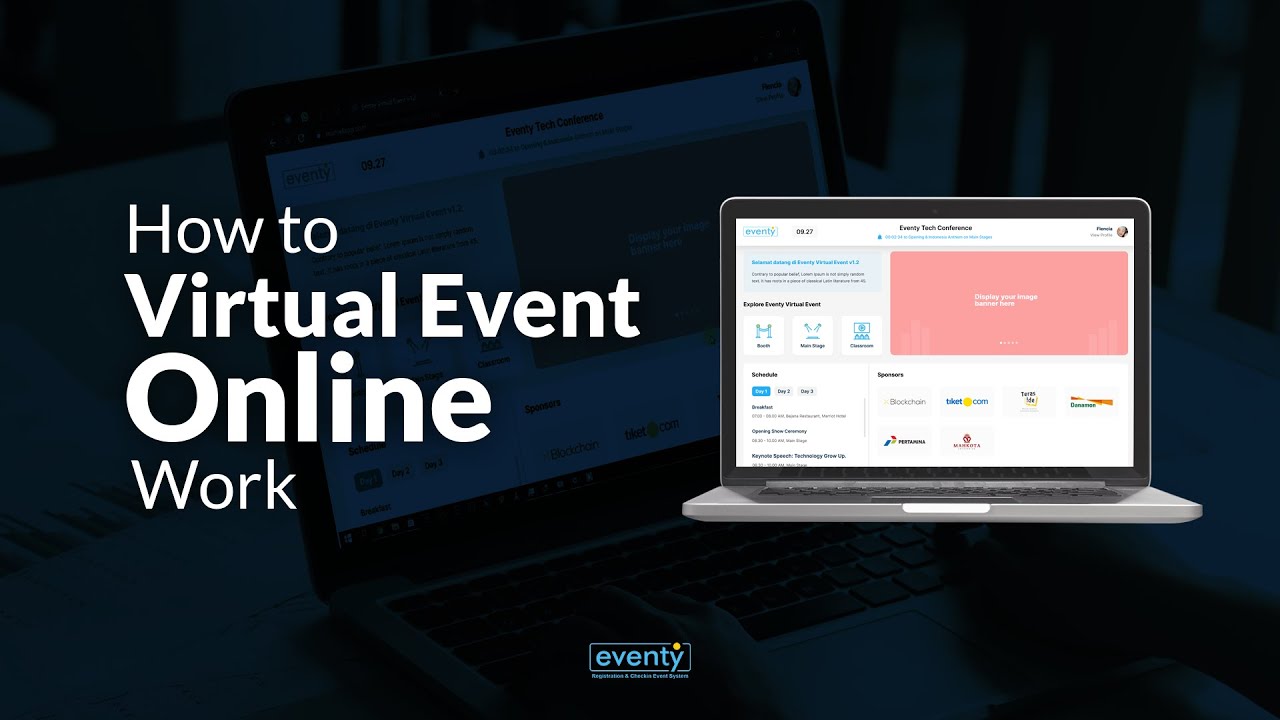How to Virtual Event Online by Eventy Work - YouTube