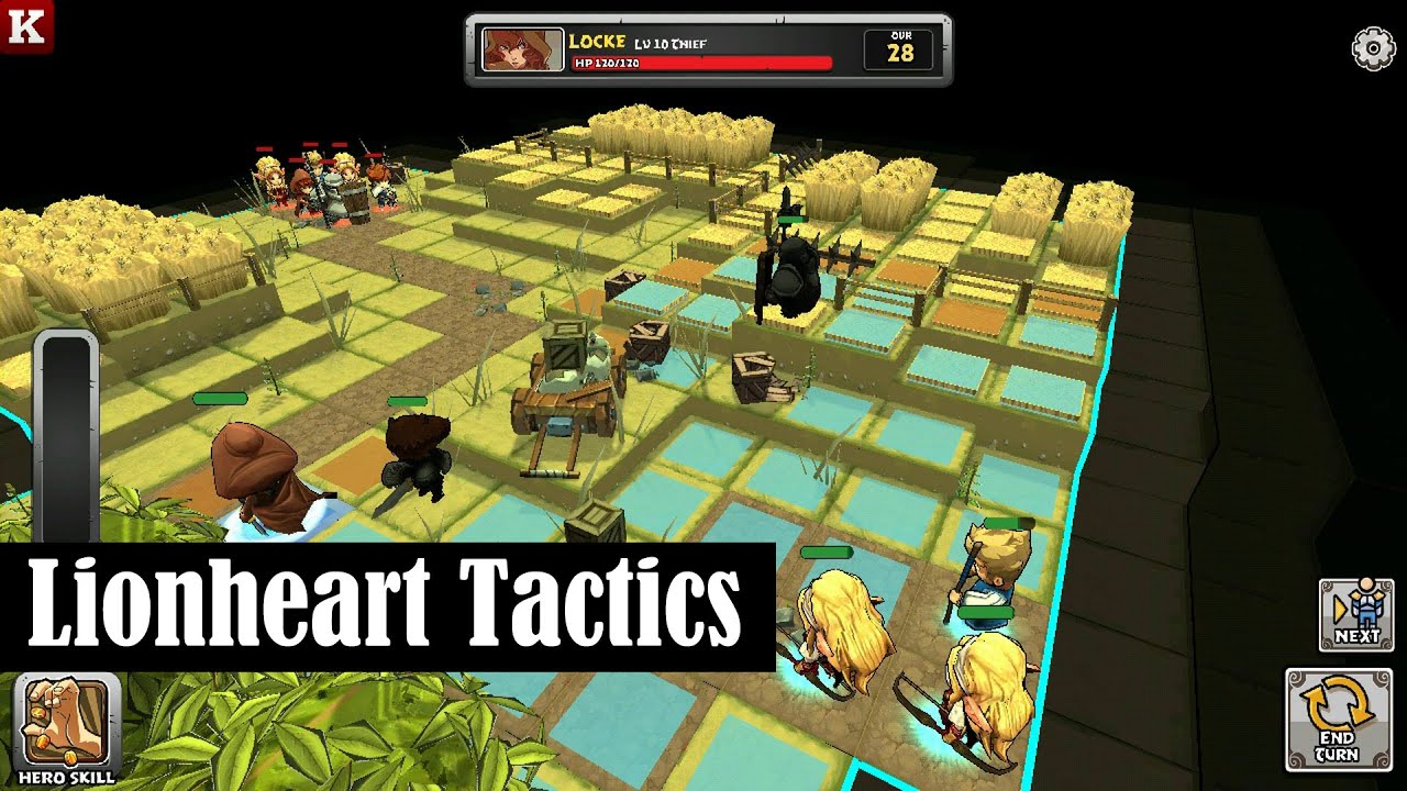Lionheart Tactics - Amazing mobile Tactics RPG - YouTube