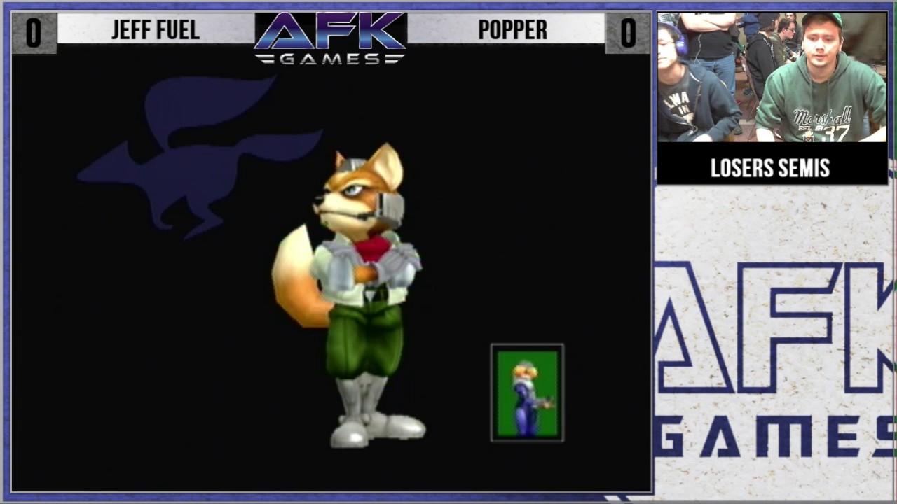 AFK Monthly #15 - Jeff Fuel (Fox) vs. Popper (Sheik) - WR1 - YouTube