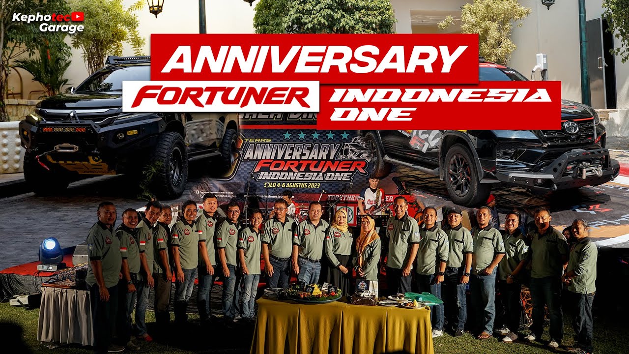 5TH Anniversary FORTUNER INDONESIA ONE FAMILY - YouTube