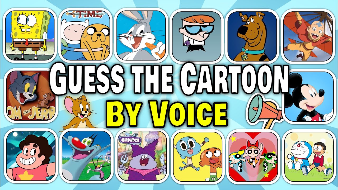 Guess The Cartoon Series / Character By Voice - Voice Game ⁠ - YouTube