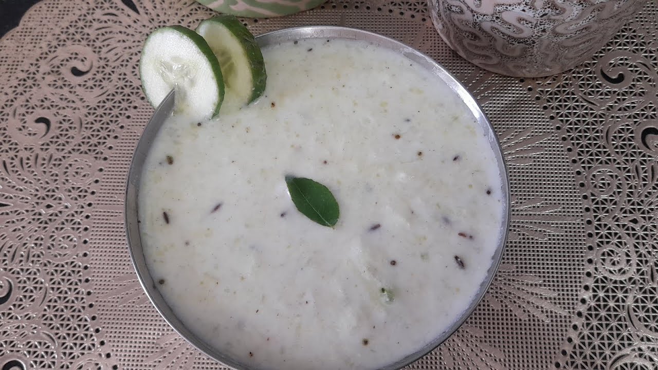 || Cucumber Raita Recipe With Tadka ||Kheera Raita|| Healthy&Tasty ...