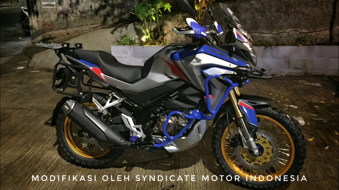 Modifikasi Honda CB150X 1 hari jadi, Full box dan velg jari jari. Hanya ...