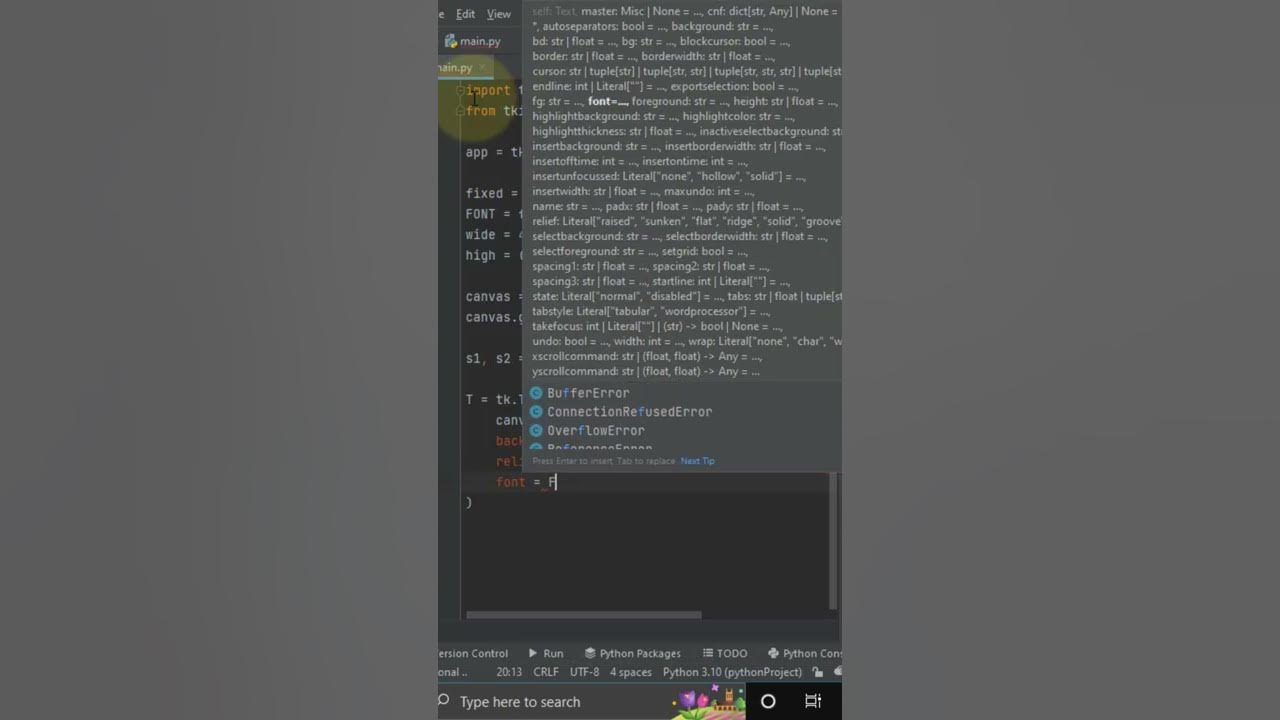Create Tab Width Tkinter Python Tkinter Gui Tutorial Shorts Tkinter Pythontkinter