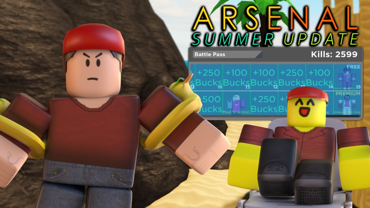 Roblox Arsenal Battle Pass Completed (Showcase Premium and Standard ...