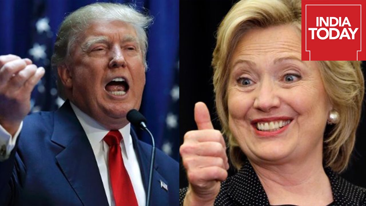 Donald Trump Against Hillary Clinton In US Presidential Elections - YouTube