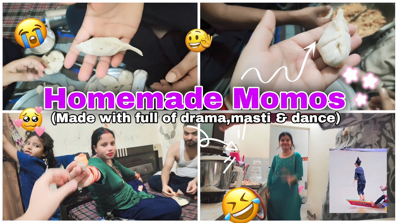 Momo banaye hamne ghar pe | Trend pe kiya Dance | Real Vibes Life - YouTube