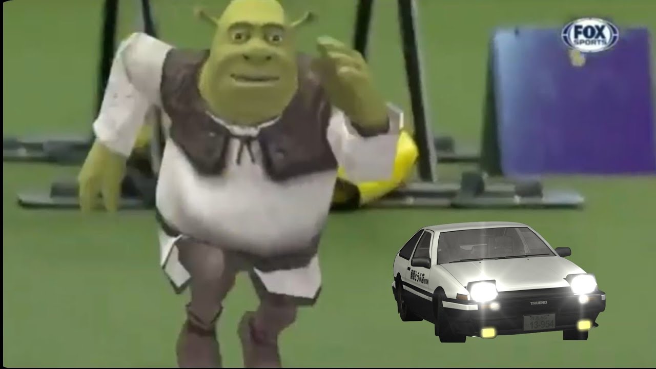 Shrek Dog Race With Eurobeat - YouTube