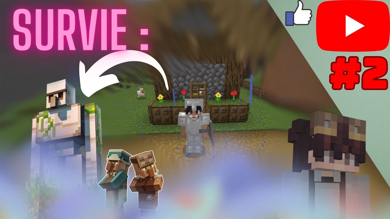 Minecraft Survie Hardcore 2 Enfin Un Village Youtube