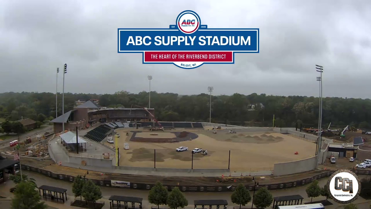 ABC Supply Stadium Construction Time Lapse - YouTube