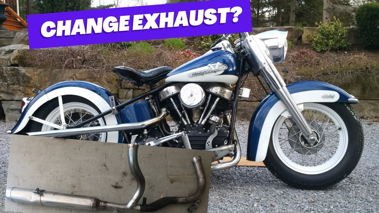 Factory Exhaust for my Harley Panhead? - YouTube