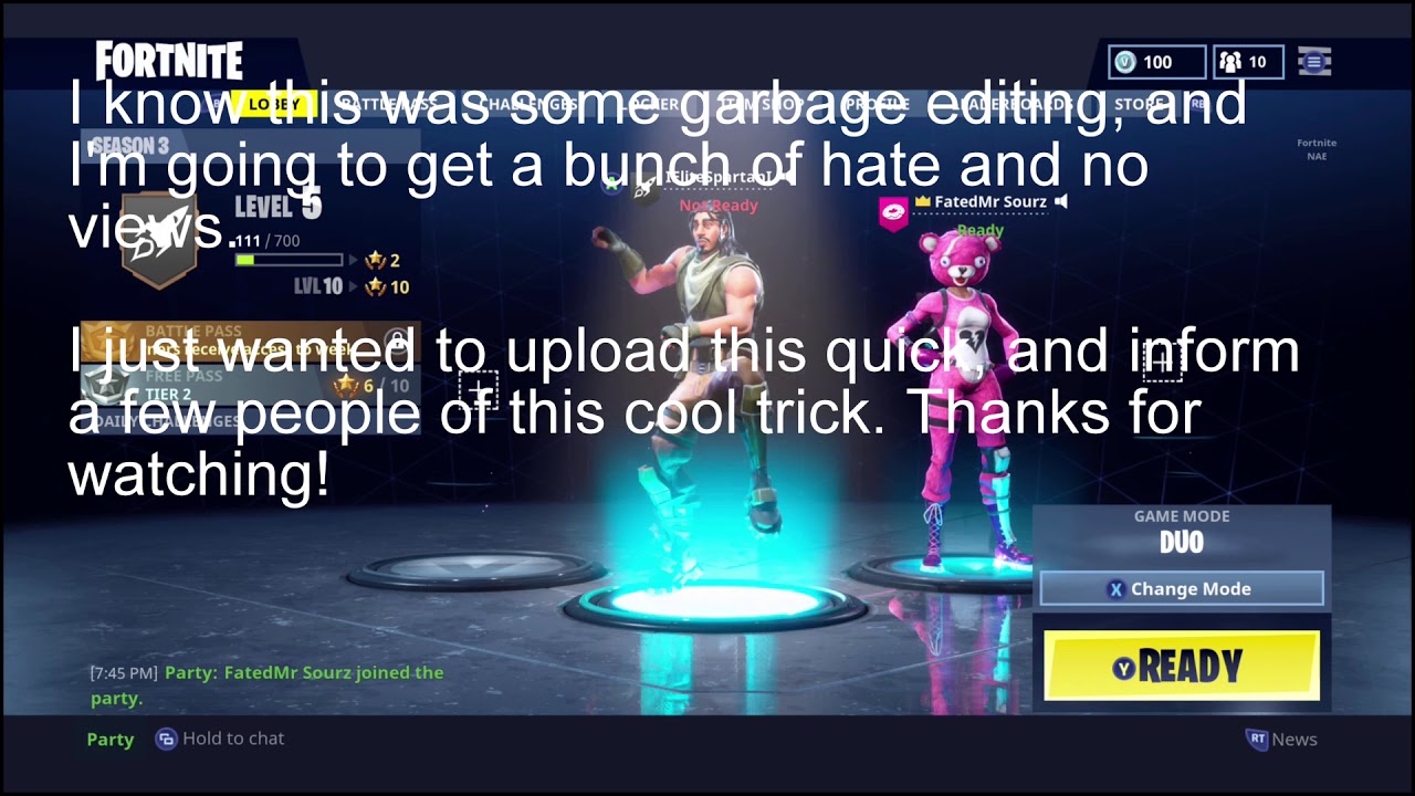 HOW TO DO EMOTES IN THE LOADING SCREEN OF FORTNITE! - YouTube