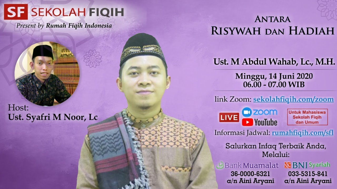 Antara Risywah dan Hadiah - Muhammad Abdul Wahab, Lc., M.H. - YouTube