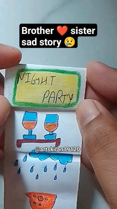 Brother and sister story 😢#storyart #ytshorts #funny #comedy - YouTube