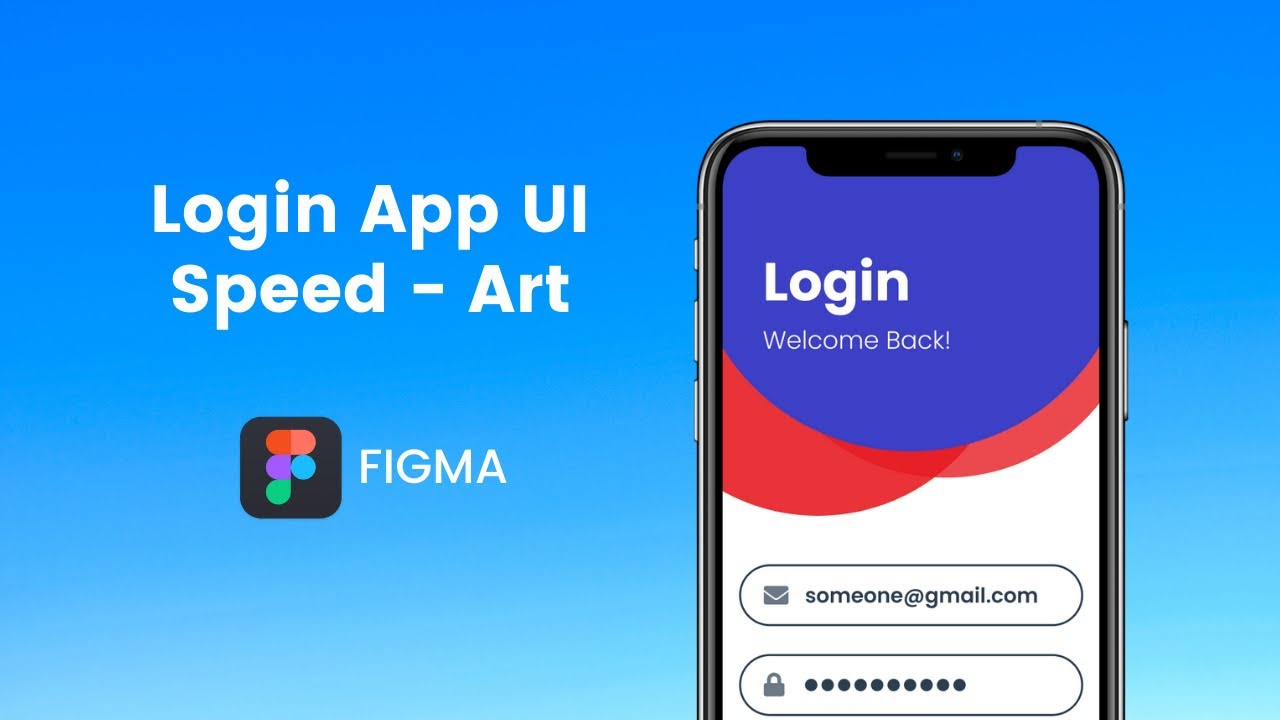 Elegant Login Screen UI Design - Speed Art [Figma] - YouTube