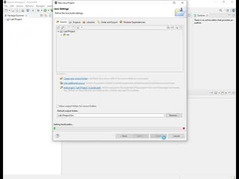 Creating a Java project in Eclipse - YouTube