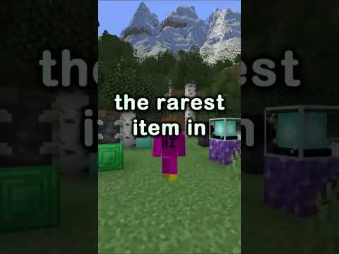 What is the rarest item in Minecraft? - YouTube