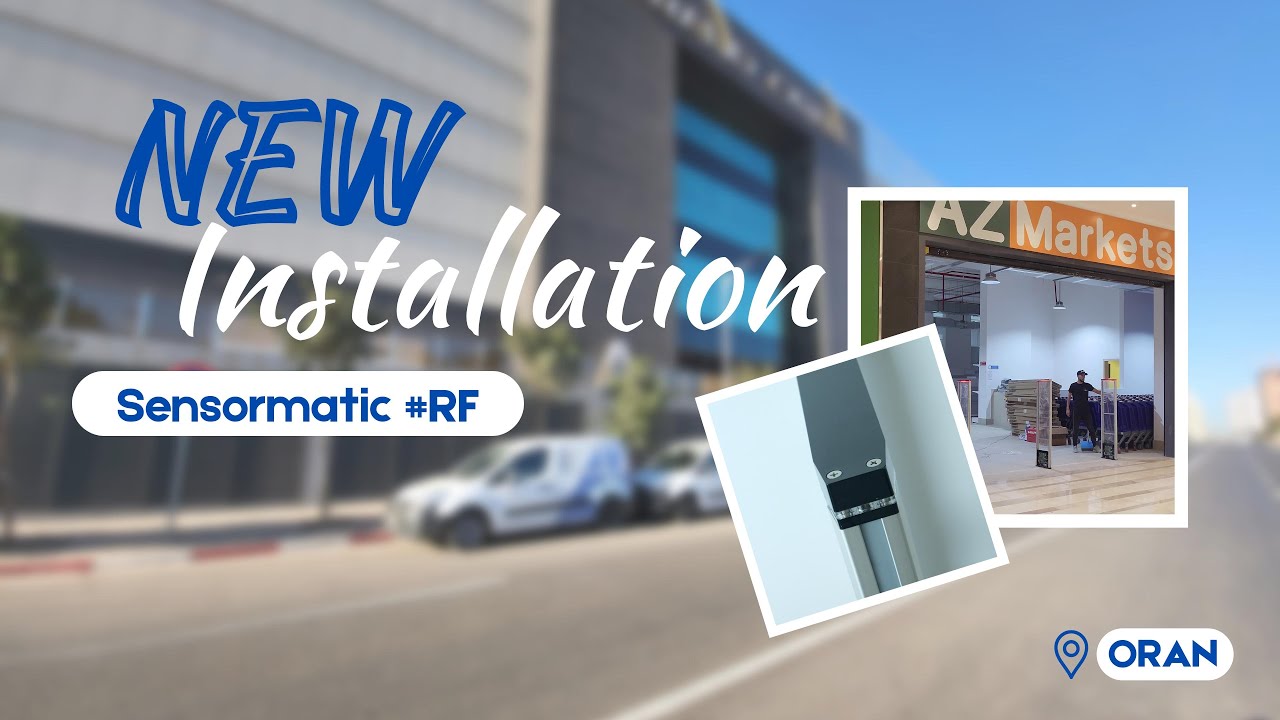 Installation system antivol SENSORMATIC Essentials 2.0m RF Hypermarché ...