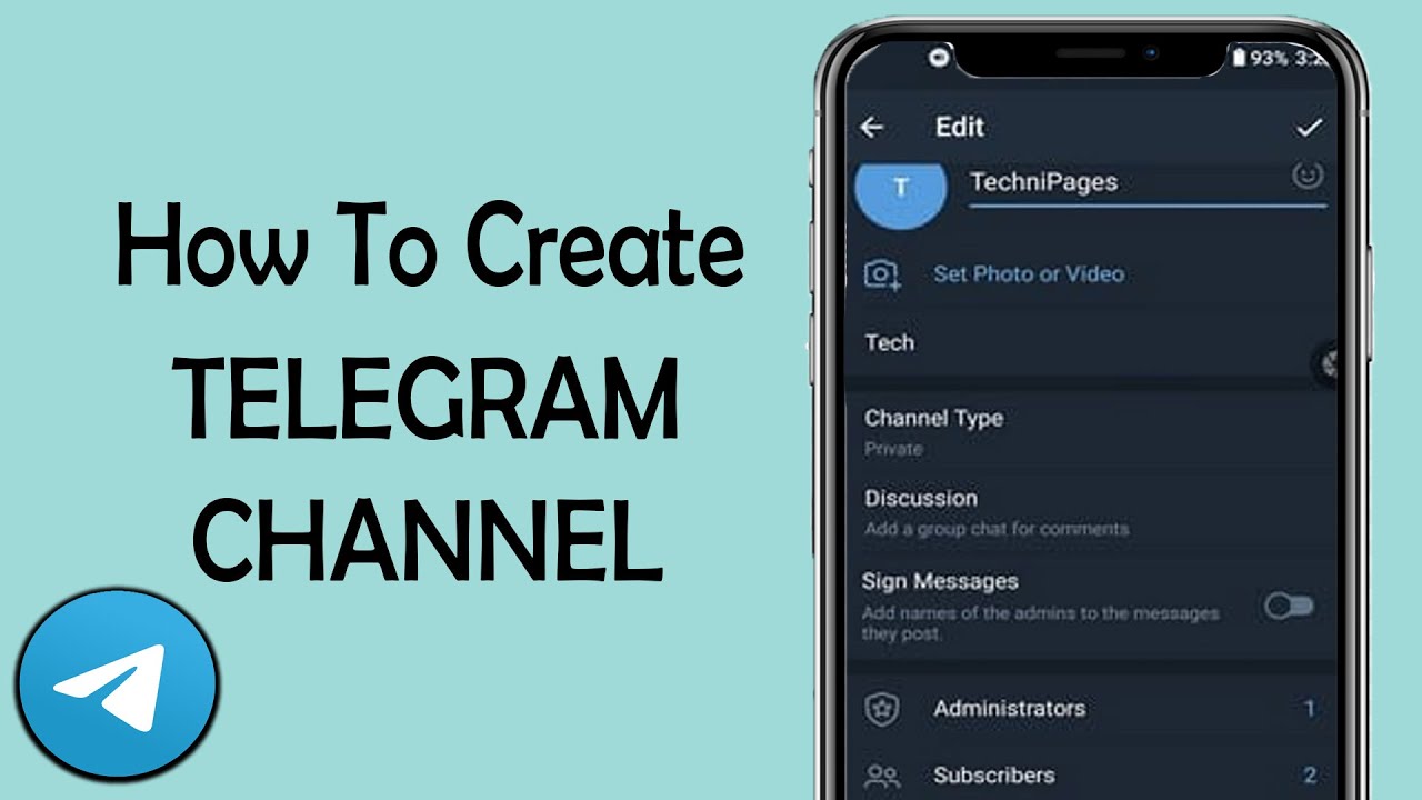 How to Create Telegram Channel - YouTube