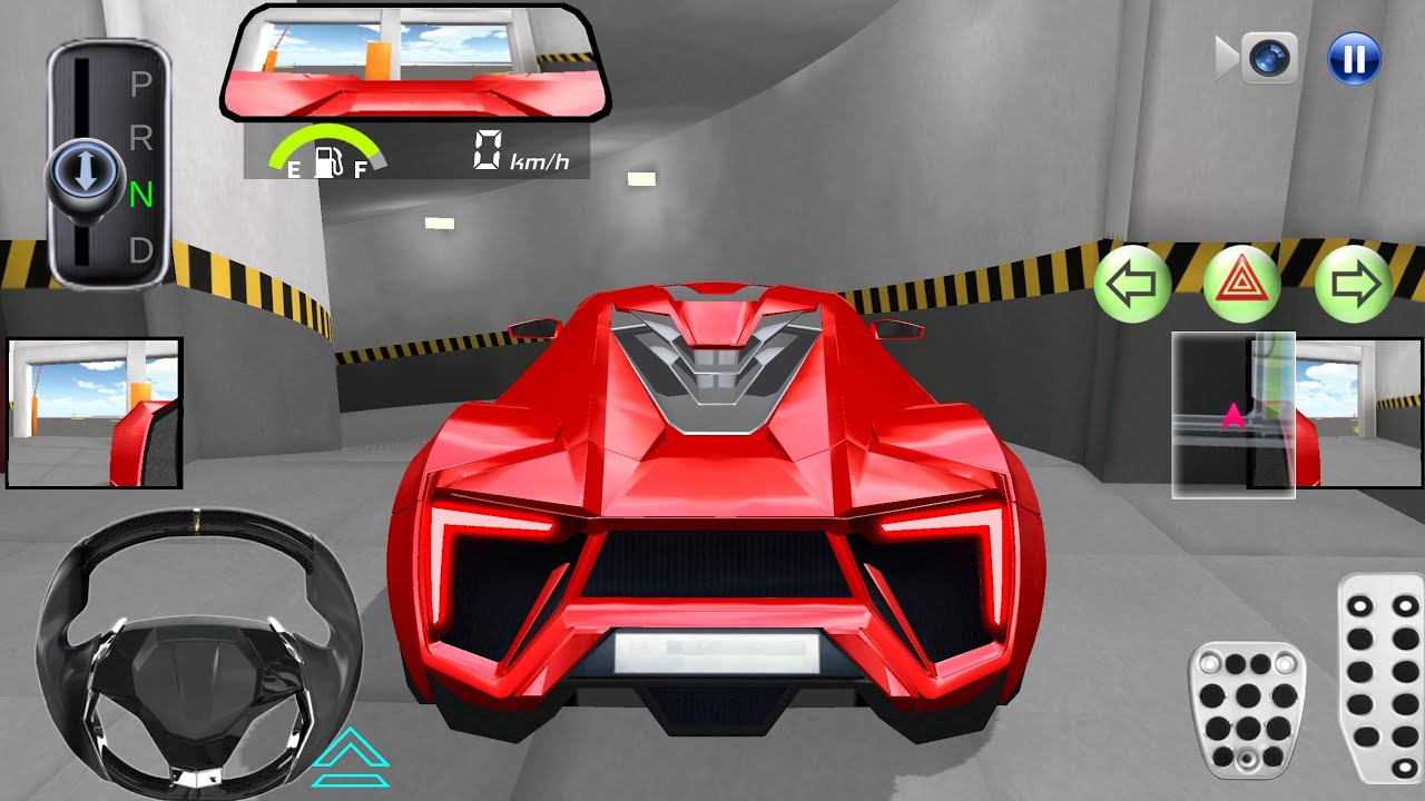 New Red Car Is Ready For Parking - 3d Driving Class android game || Car ...
