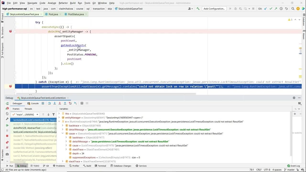 How to implement Work Queues with Relational Databases and SQL SKIP LOCKED - YouTube