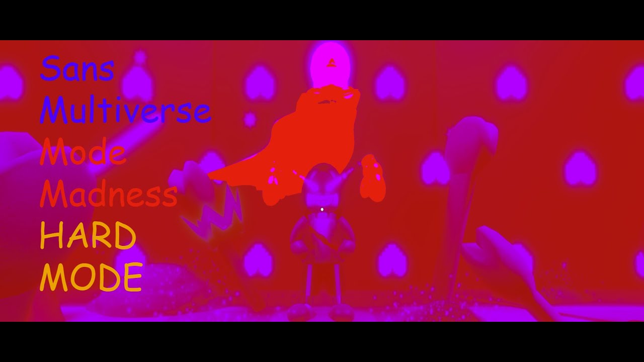 Sans Multiverse Mode Madness: HARD MODE - YouTube
