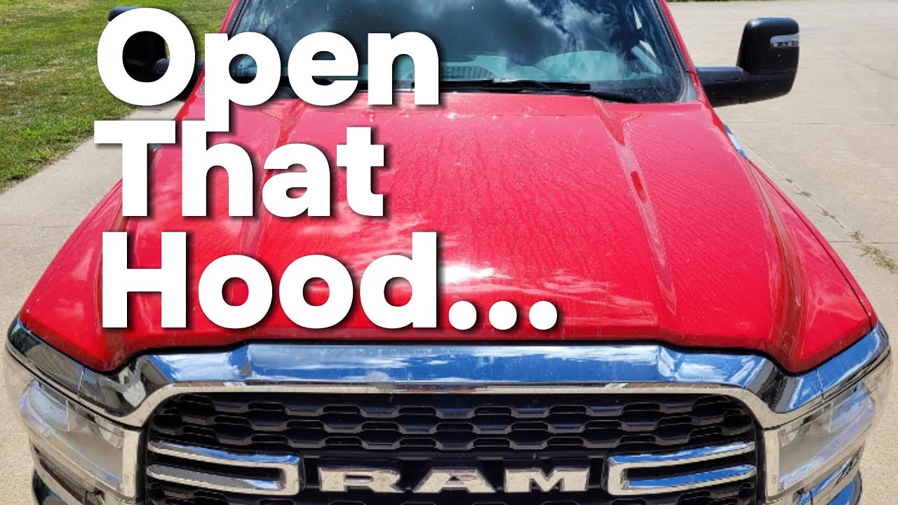 How to open your vehicle hood, simple, but important - YouTube