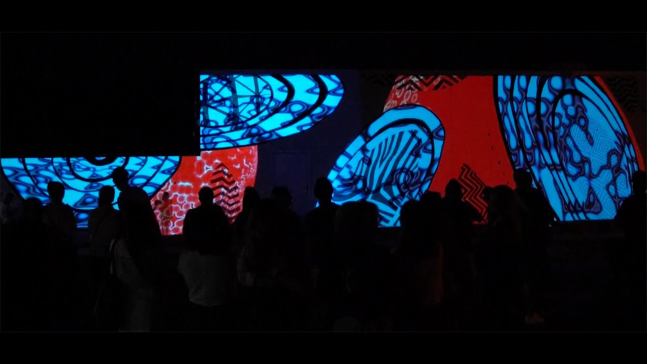 UNEARTHED: Projection mapped mural and Microverse PluginHUMAN 2022 ...